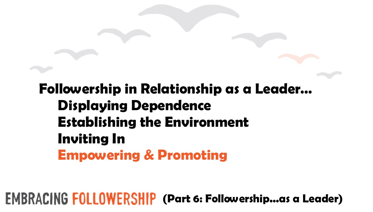 Leadership Lesson for Encouraging Excellent Followership #4 – Embracing ...